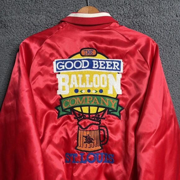 Budweiser | Jackets & Coats | Vtg 7s Budweiser King Of Beers Logo Satin ...